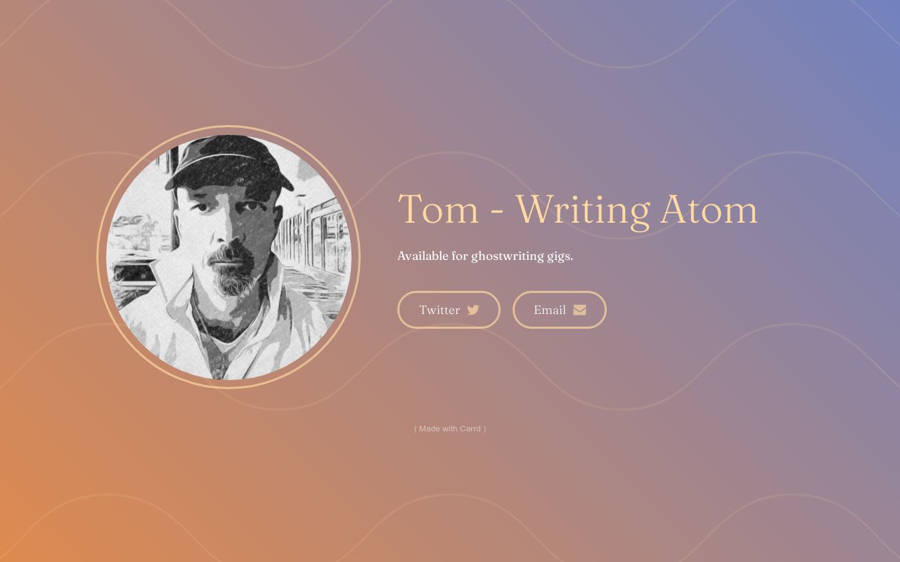 Writing Atom